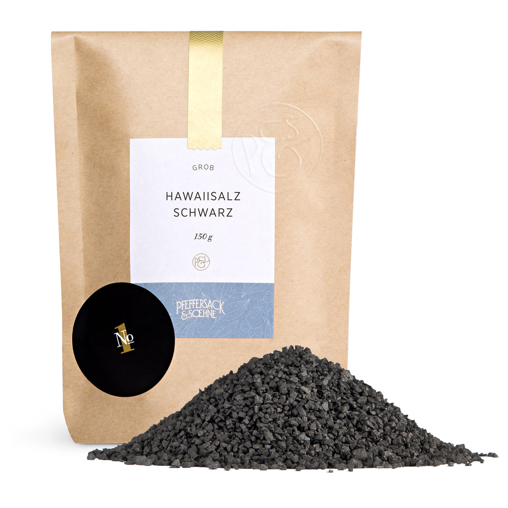 Hawaii Salz schwarz – Edles Dekorsalz für Meeresfrüchte & Desserts ...