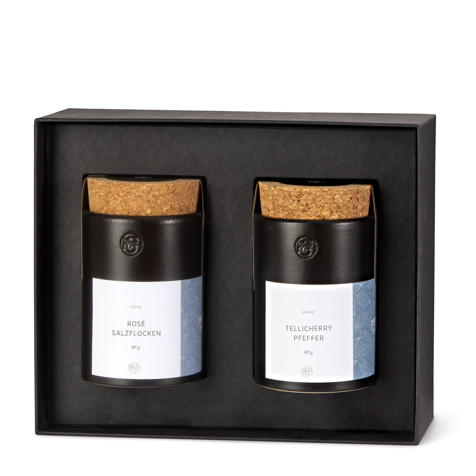 Pfeffer & Salz Geschenkset – Feinschmecker-Set und Mitarbeitergeschenk ...